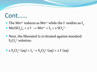 Biochemical oxygen demand | PPTX