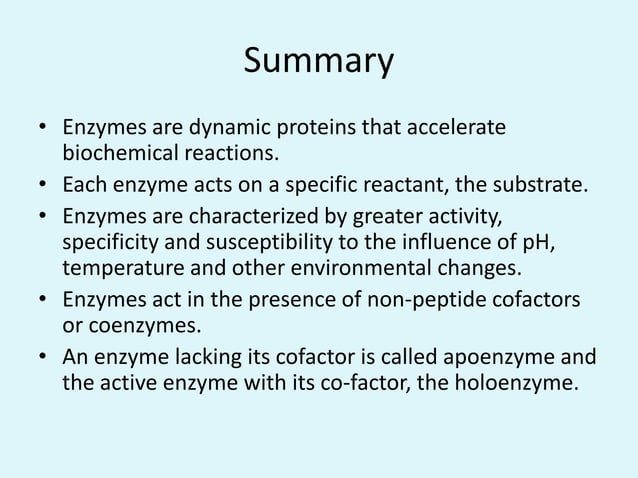 Biochemical principles of enzyme action | PPTX