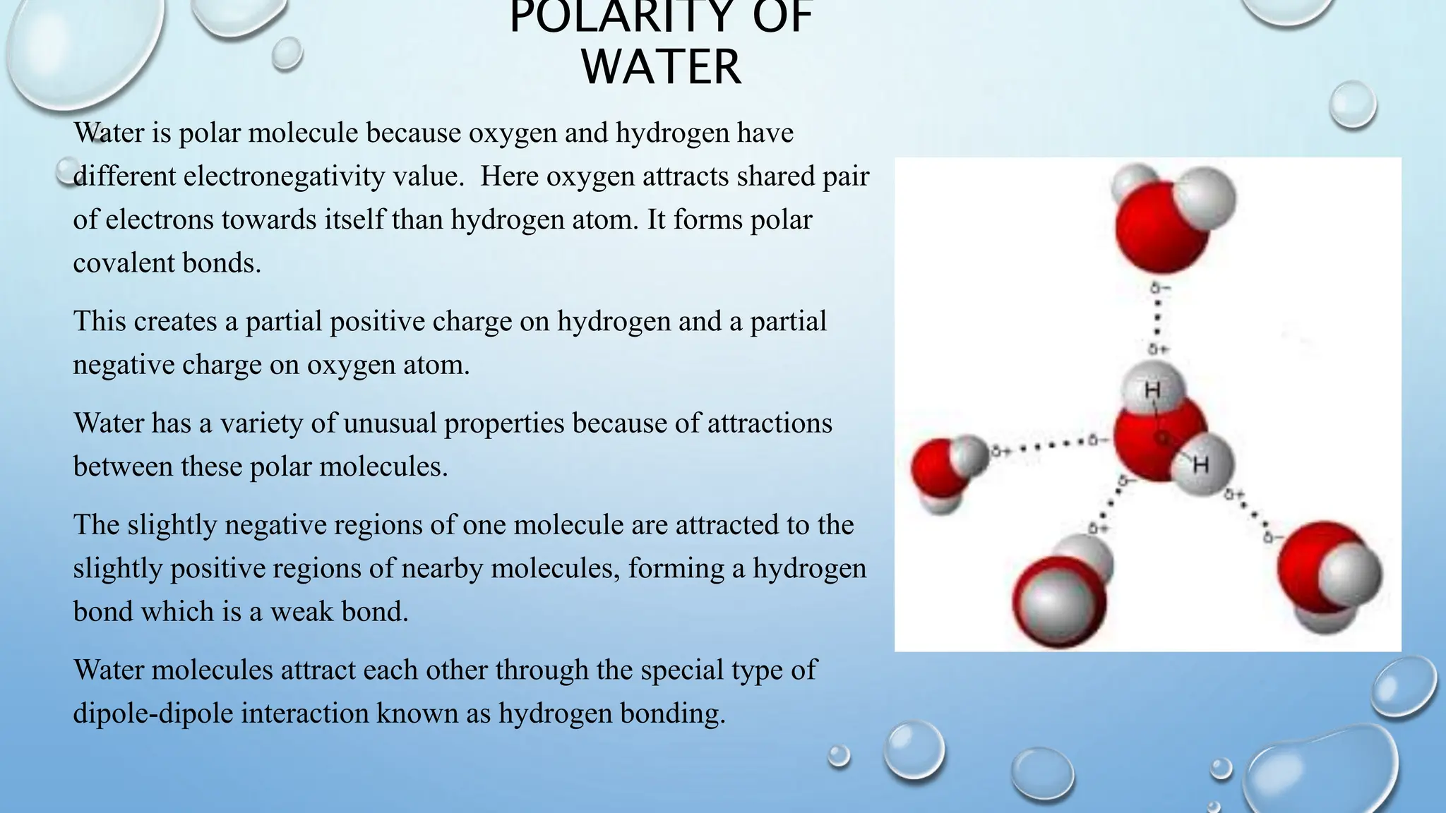 BIOCHEMICAL PROPERTIES OF WATER .Raveesh.pptx
