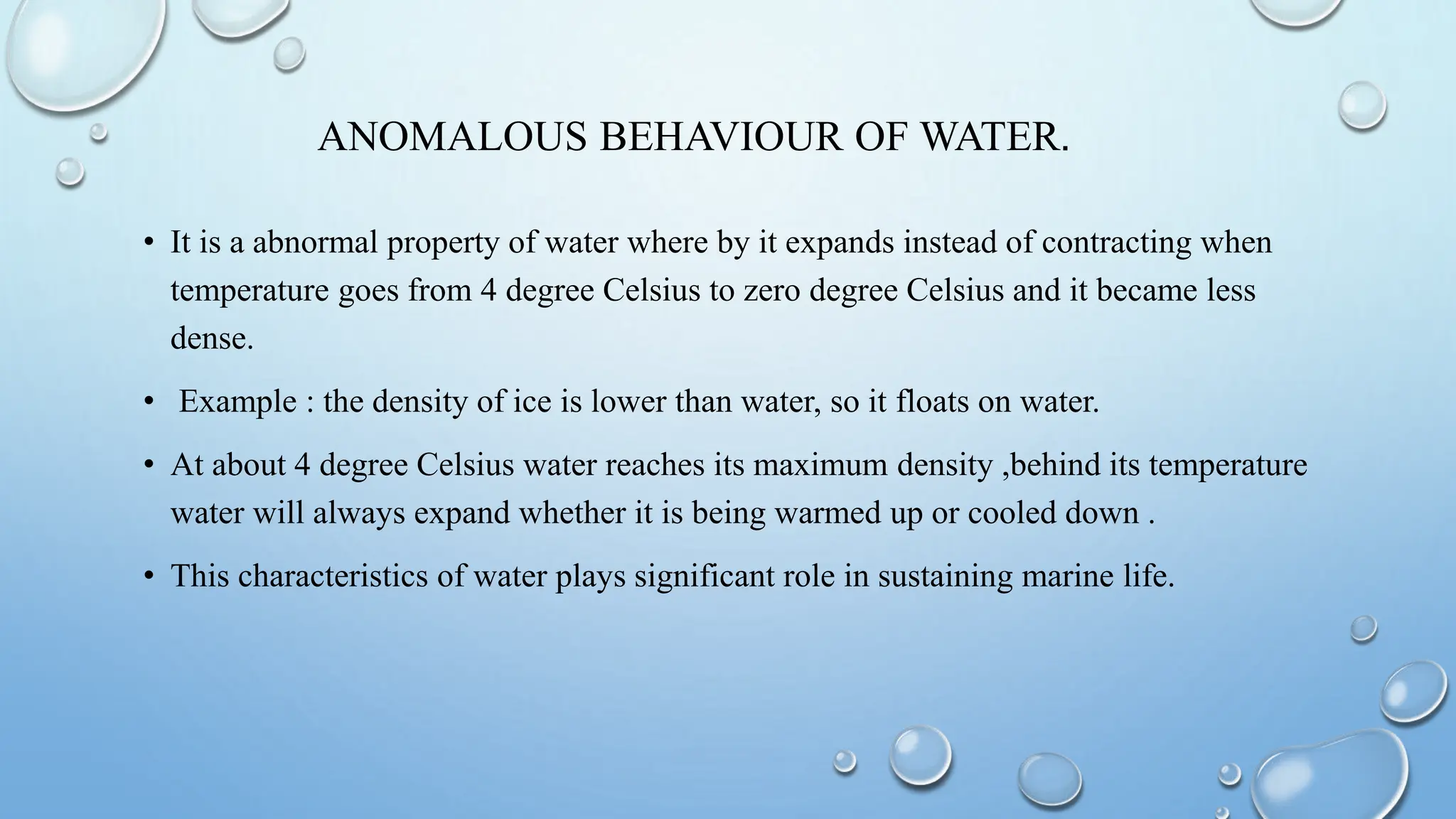 BIOCHEMICAL PROPERTIES OF WATER .Raveesh.pptx