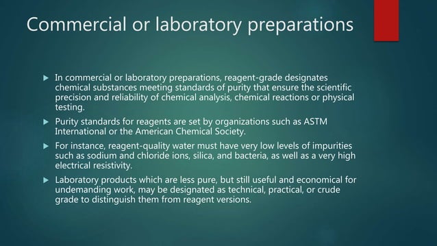 BIOCHEMICAL REAGENTS.pptx | Chemistry | Science