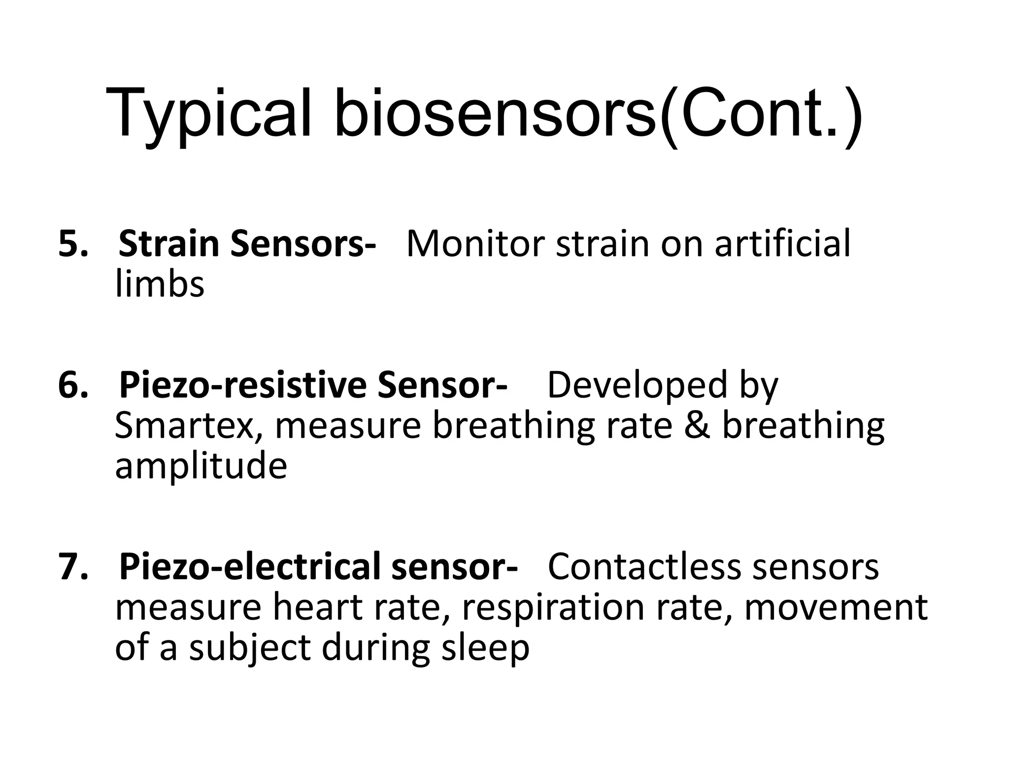 Bio chemical senors | PPTX