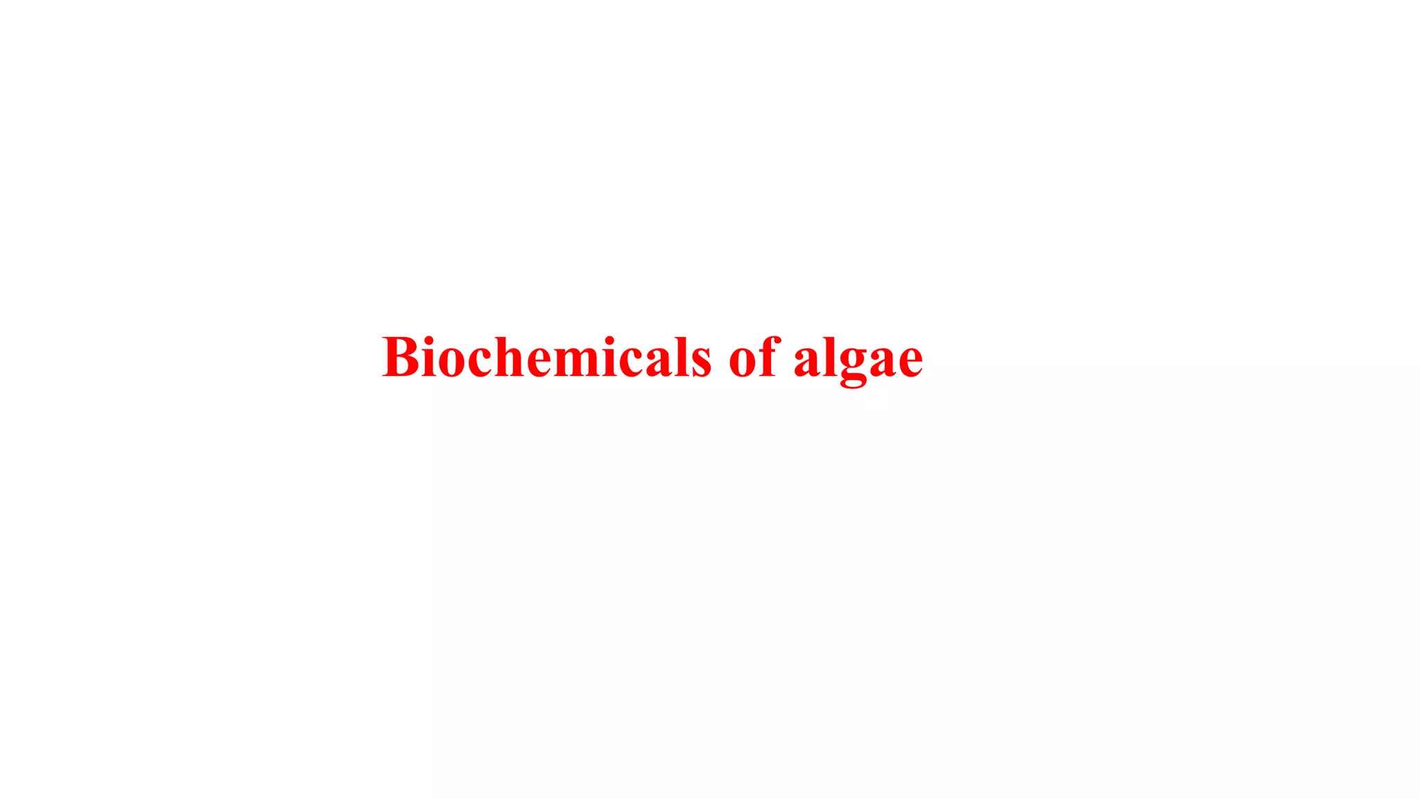 Biochemicals of algae.pdf