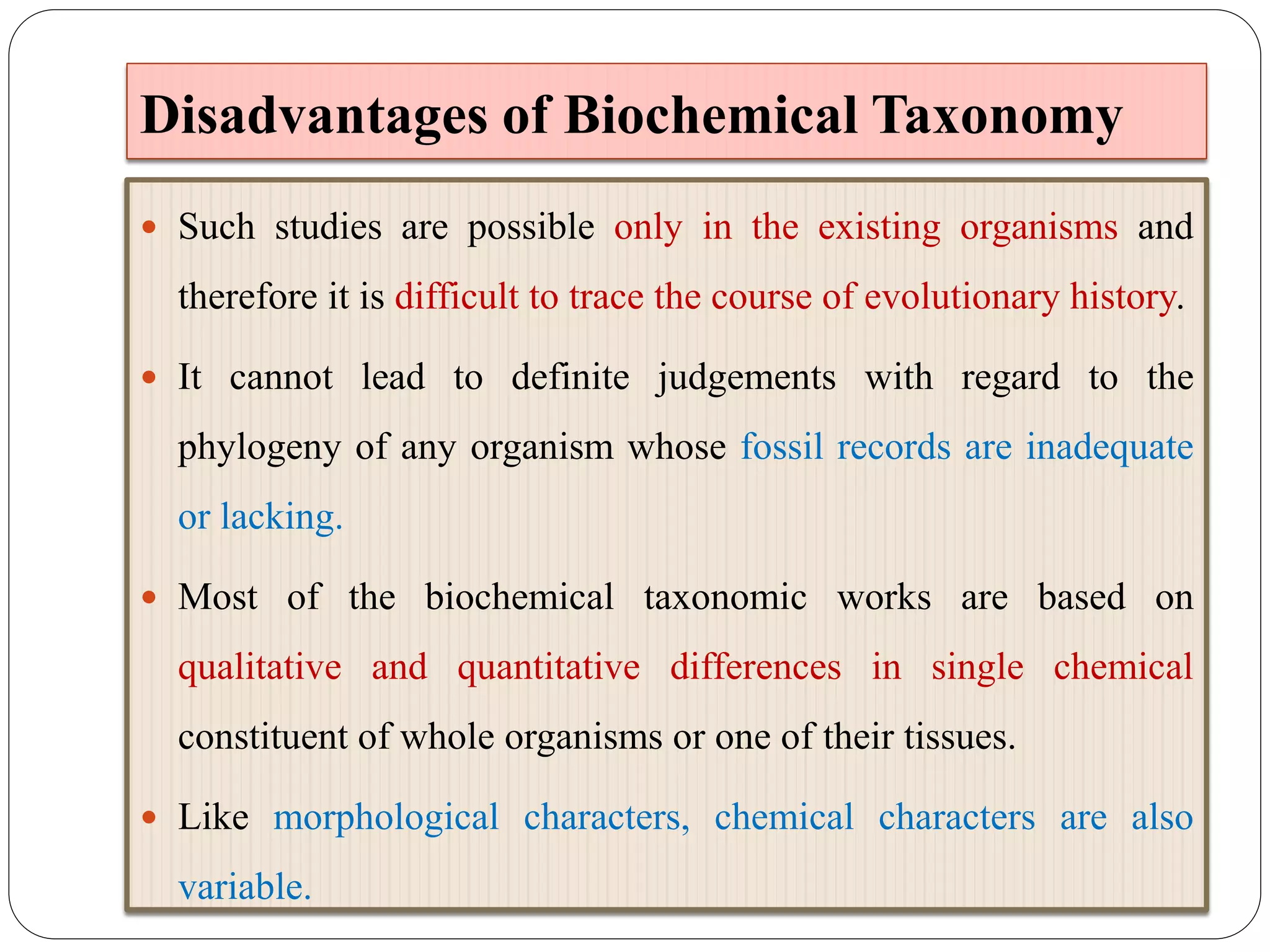 Biochemical technique in taxonomy | PDF