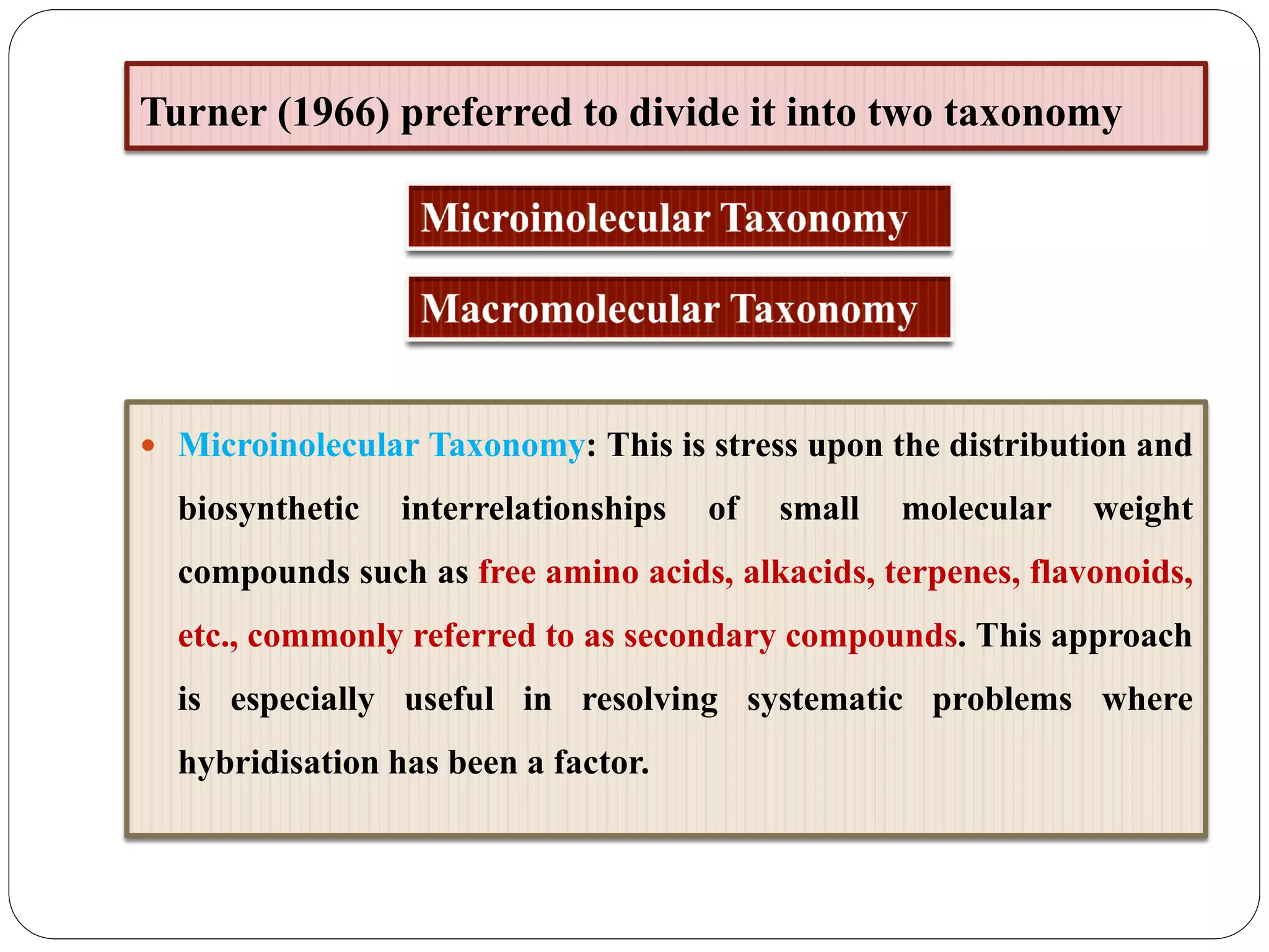 Biochemical technique in taxonomy | PDF