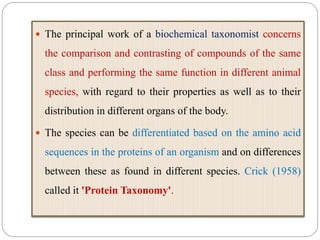 Biochemical technique in taxonomy | PDF