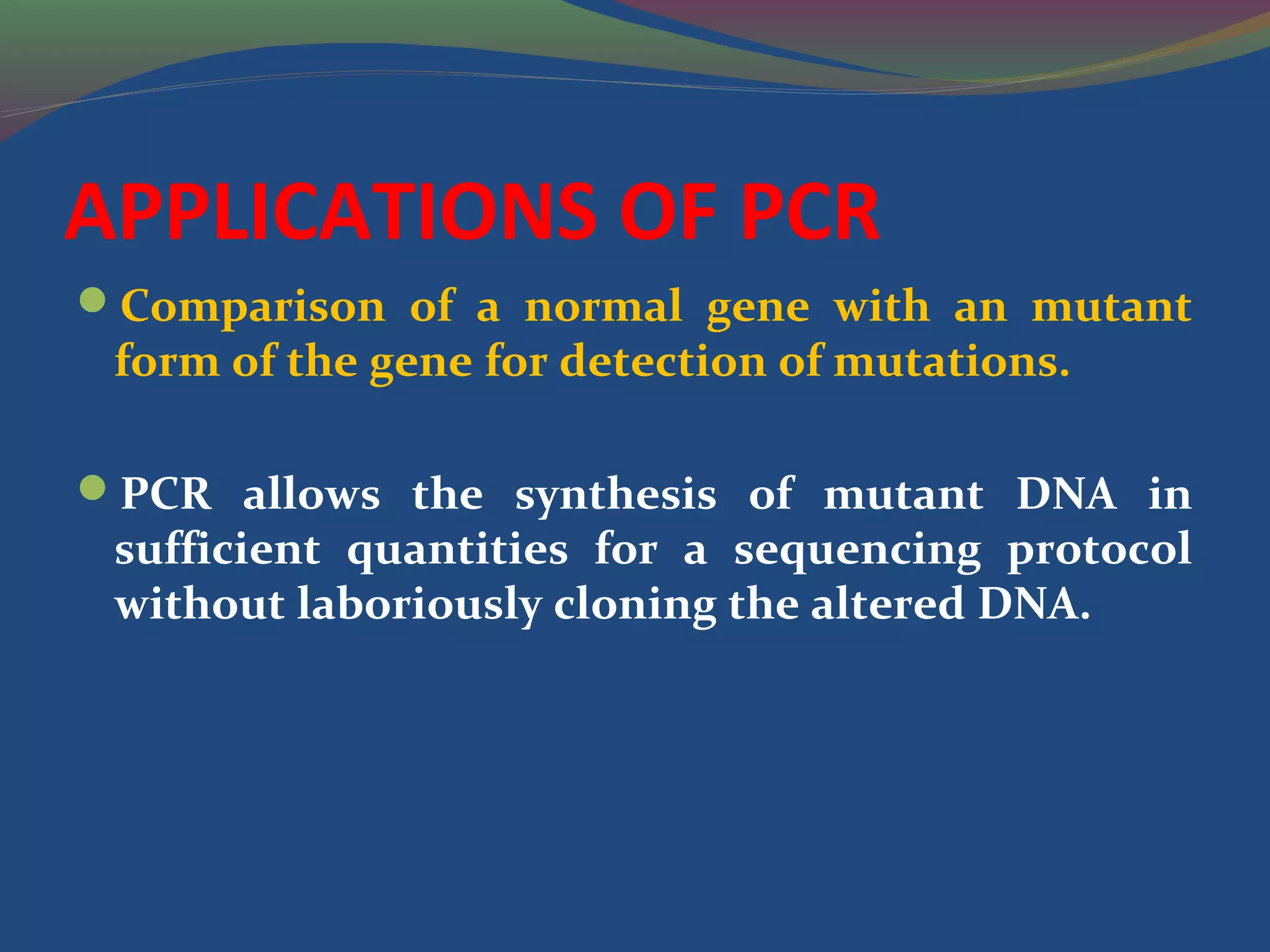 Biochemical techniques used in molecular genetics | PPT | Genetics ...