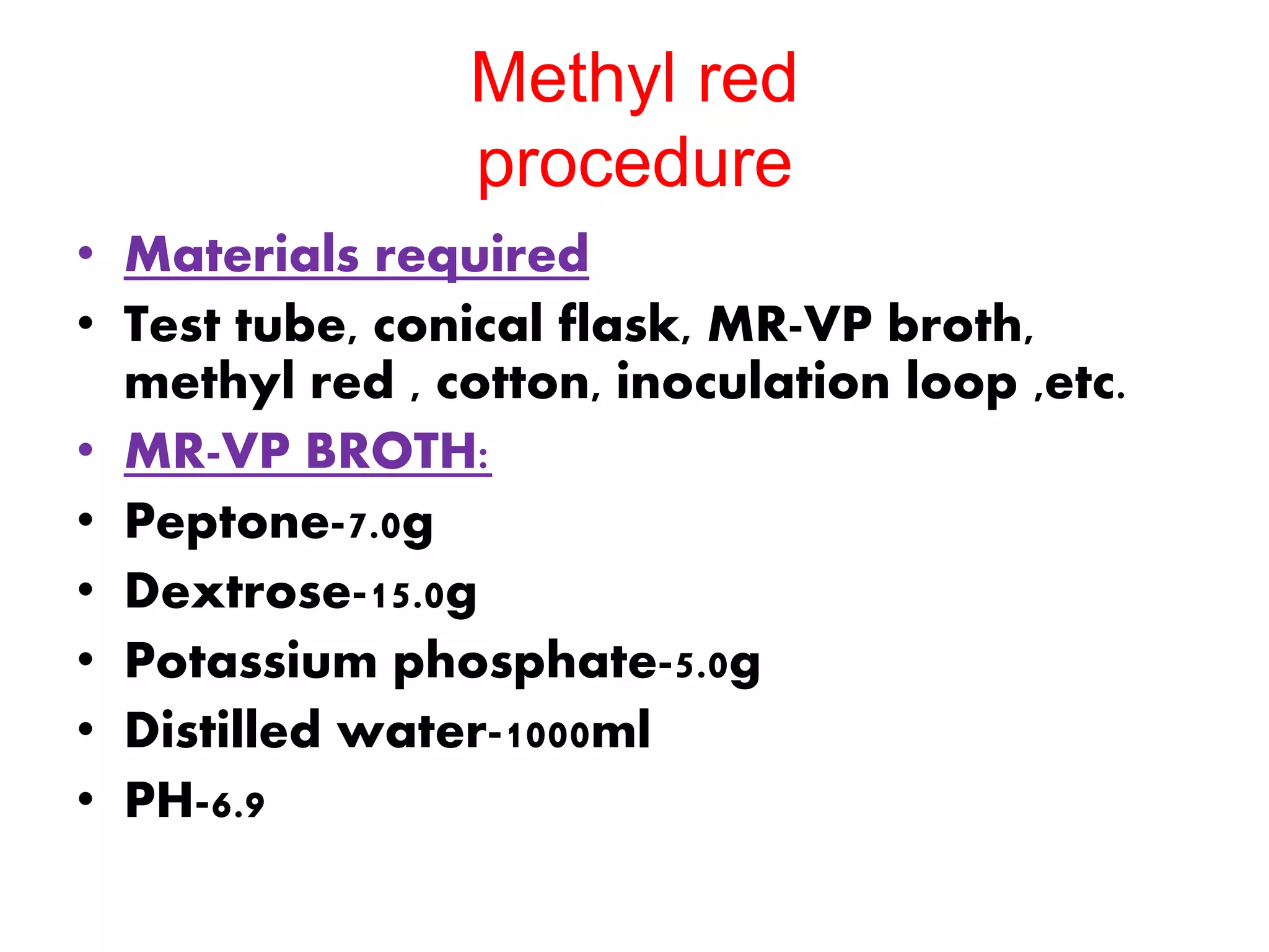Biochemical test | PPTX