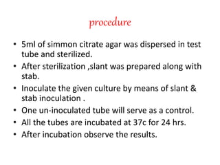 Biochemical test | PPTX