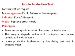 Biochemical test | PPTX