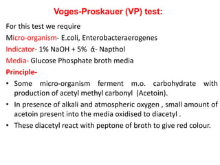 Biochemical test | PPTX