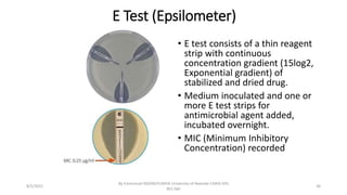 BACTERIA IDENTIFICATION TESTS | PPT