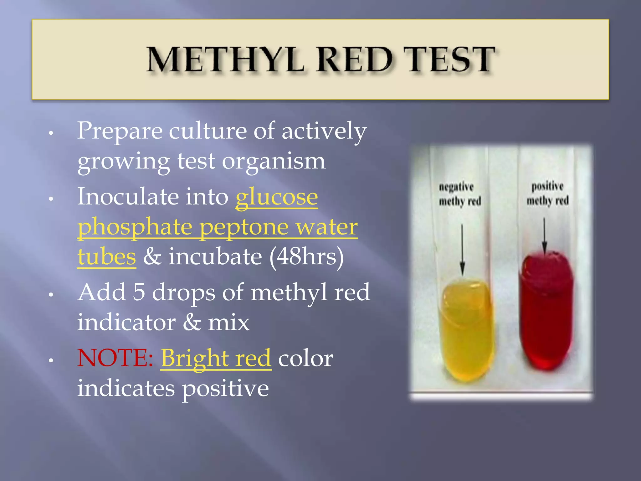 Biochemical tests | PPT
