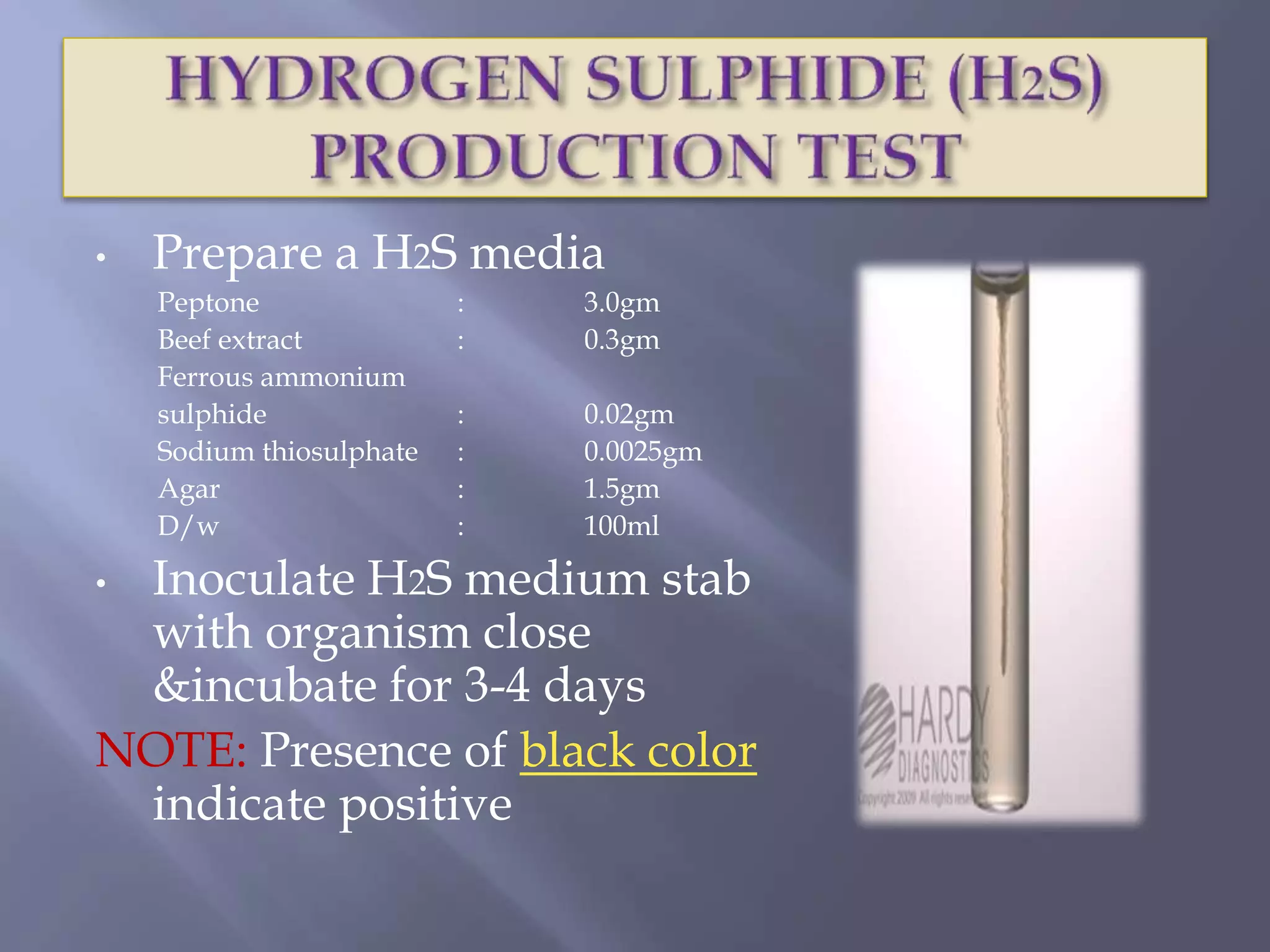 Biochemical tests | PPT