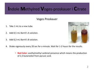 Biochemical tests 2nd week | PPT