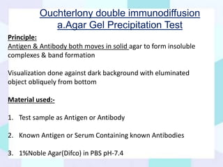 Biochemical tests and serological tests for bacterial disease diagnosis ...