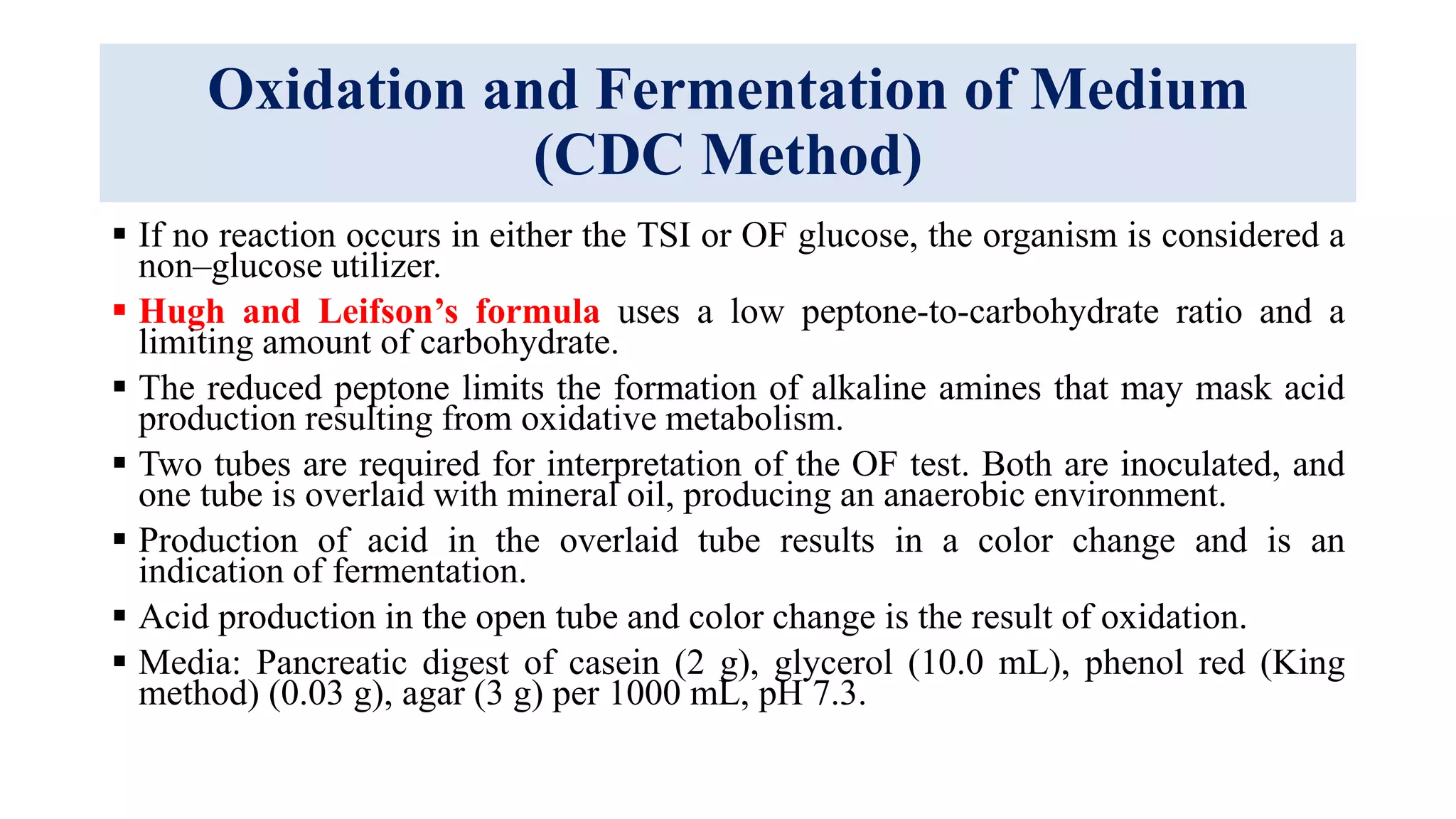 Biochemical tests for bacterial identification | PPTX