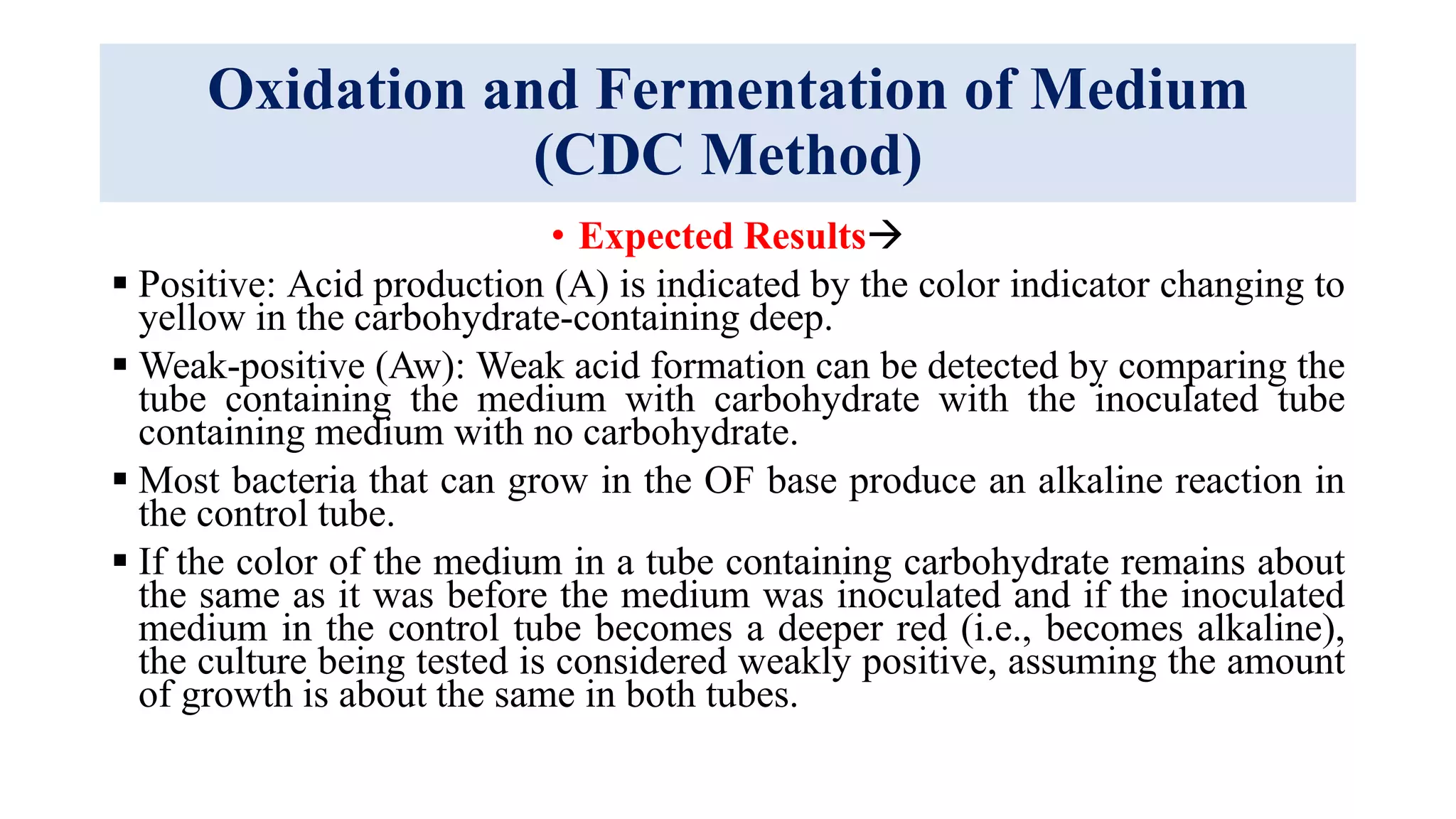 Biochemical tests for bacterial identification | PPTX | Chemistry | Science
