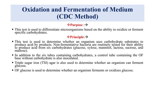 Biochemical tests for bacterial identification | PPTX | Chemistry | Science