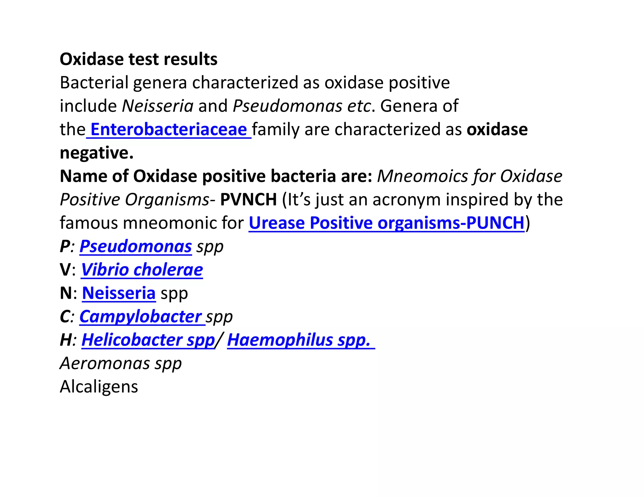 Biochemical tests for characterization of bacteria | PDF