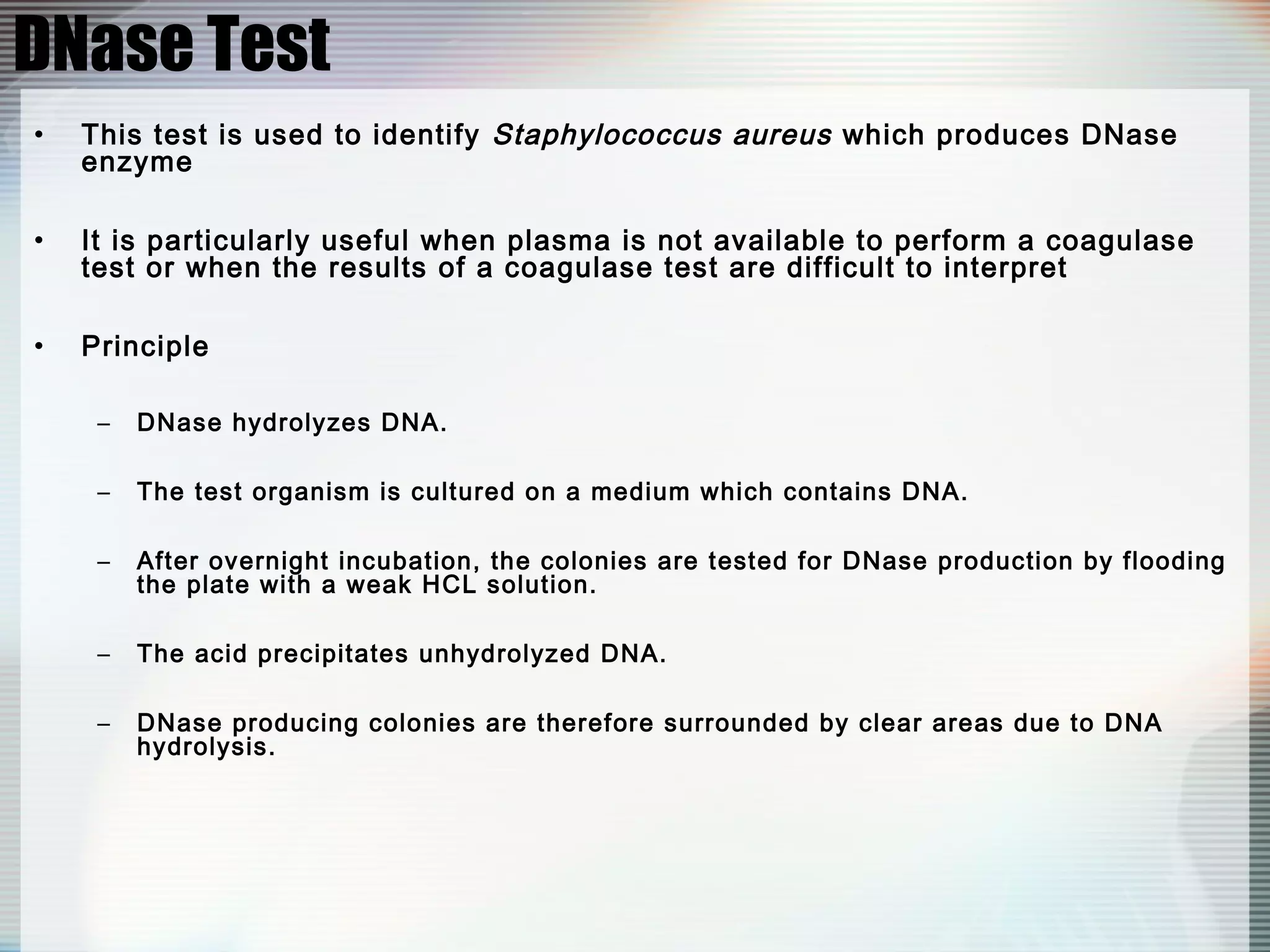 Biochemical tests for gram positive cocci | PPT
