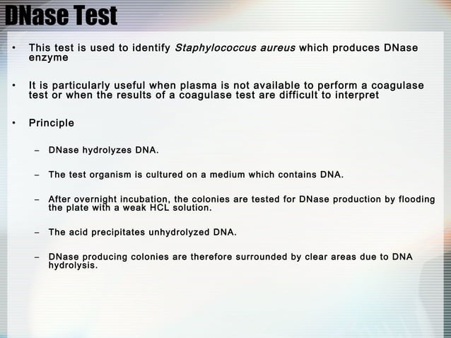 Biochemical tests for gram positive cocci | PPT