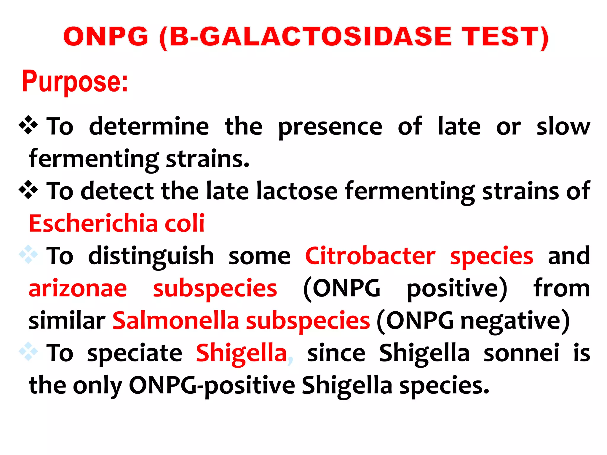 Biochemical tests for identification of bacteria | PPT