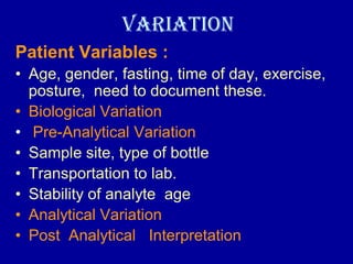 Biochemical tests in clinical medicine lect1 | PDF