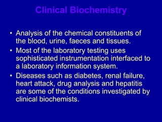 Biochemical tests in clinical medicine lect1 | PDF