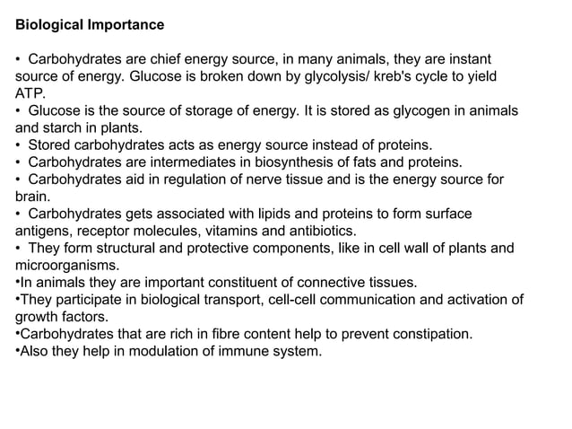biochemistry- unit1-carbohydrates-structure and functions | PPT