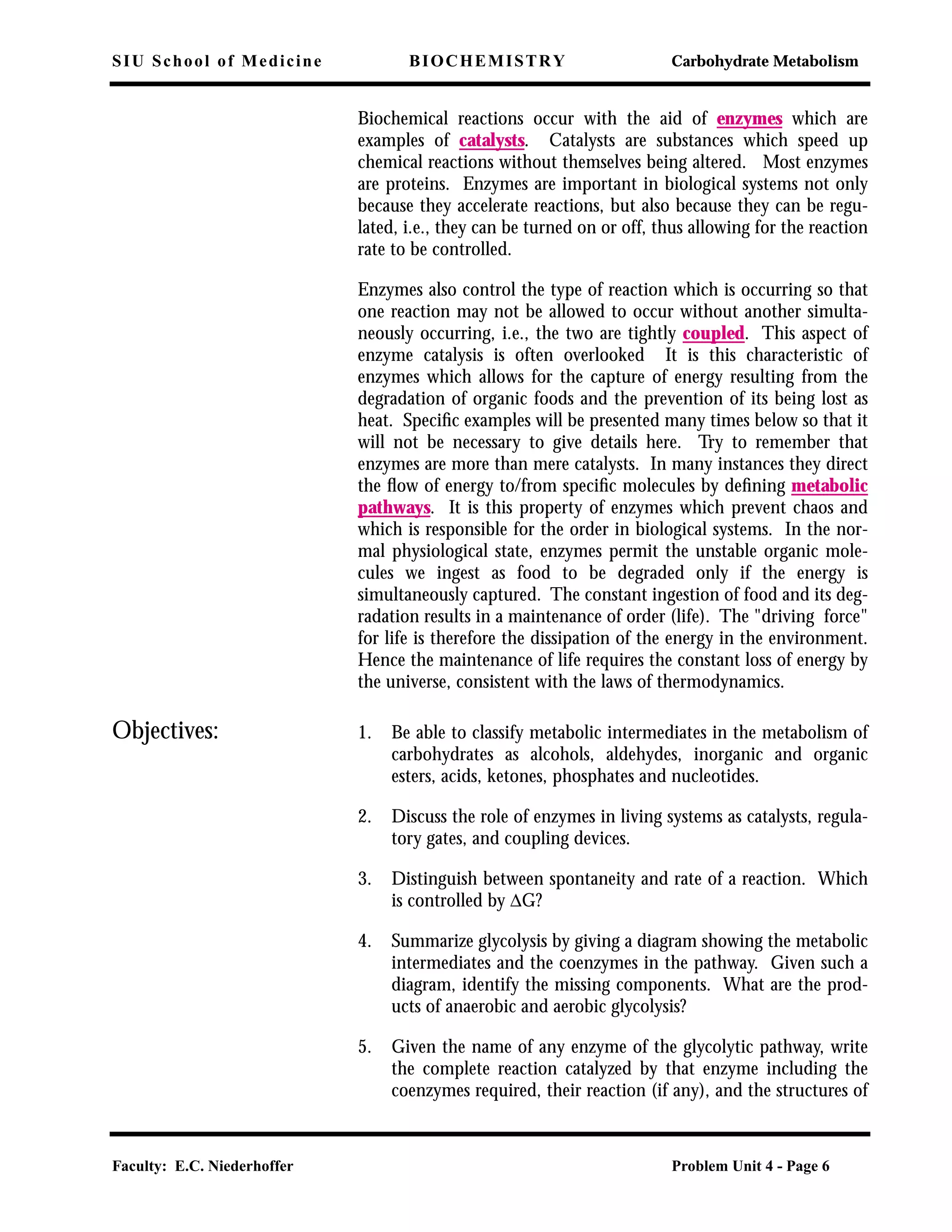 Biochemistry and molecular biology | PDF