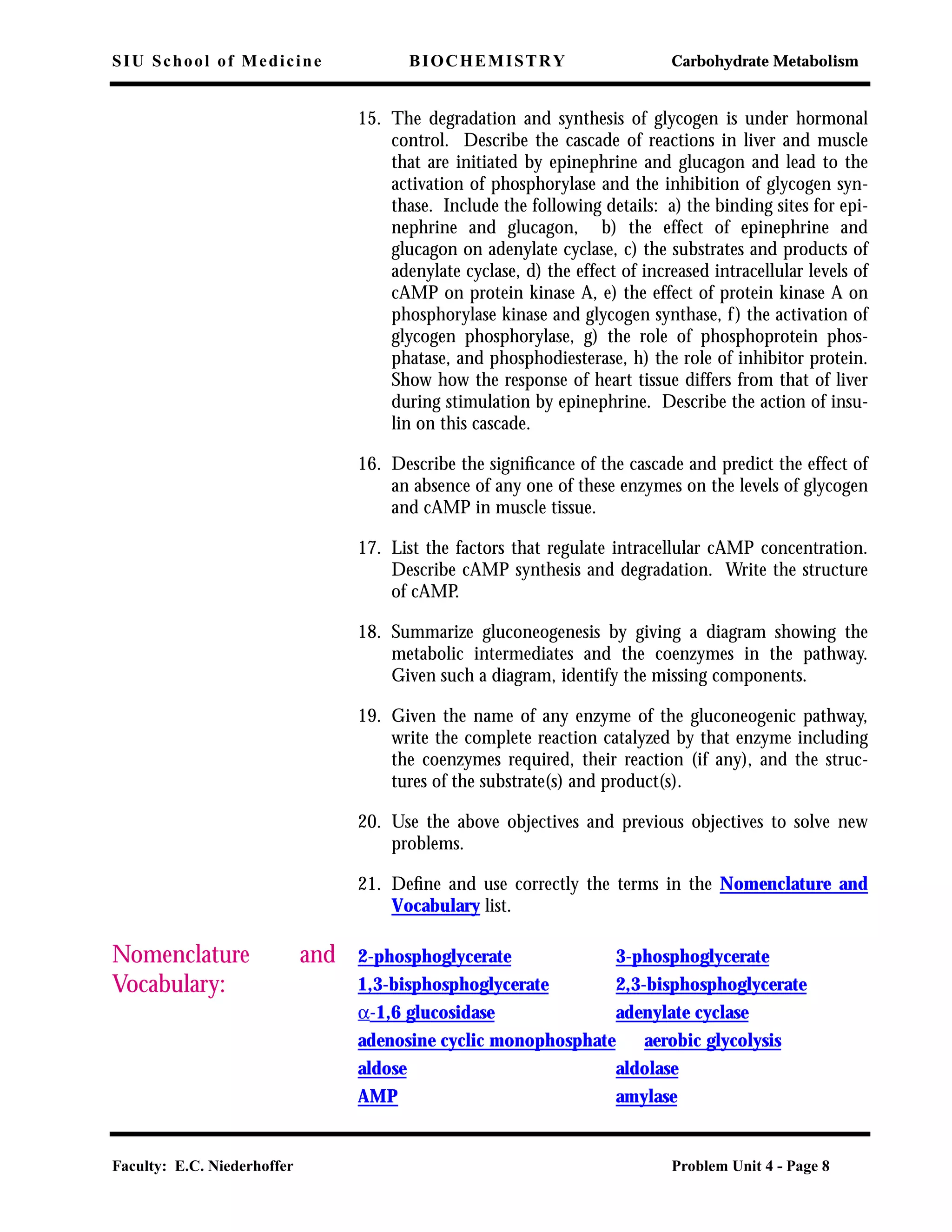 Biochemistry and molecular biology | PDF