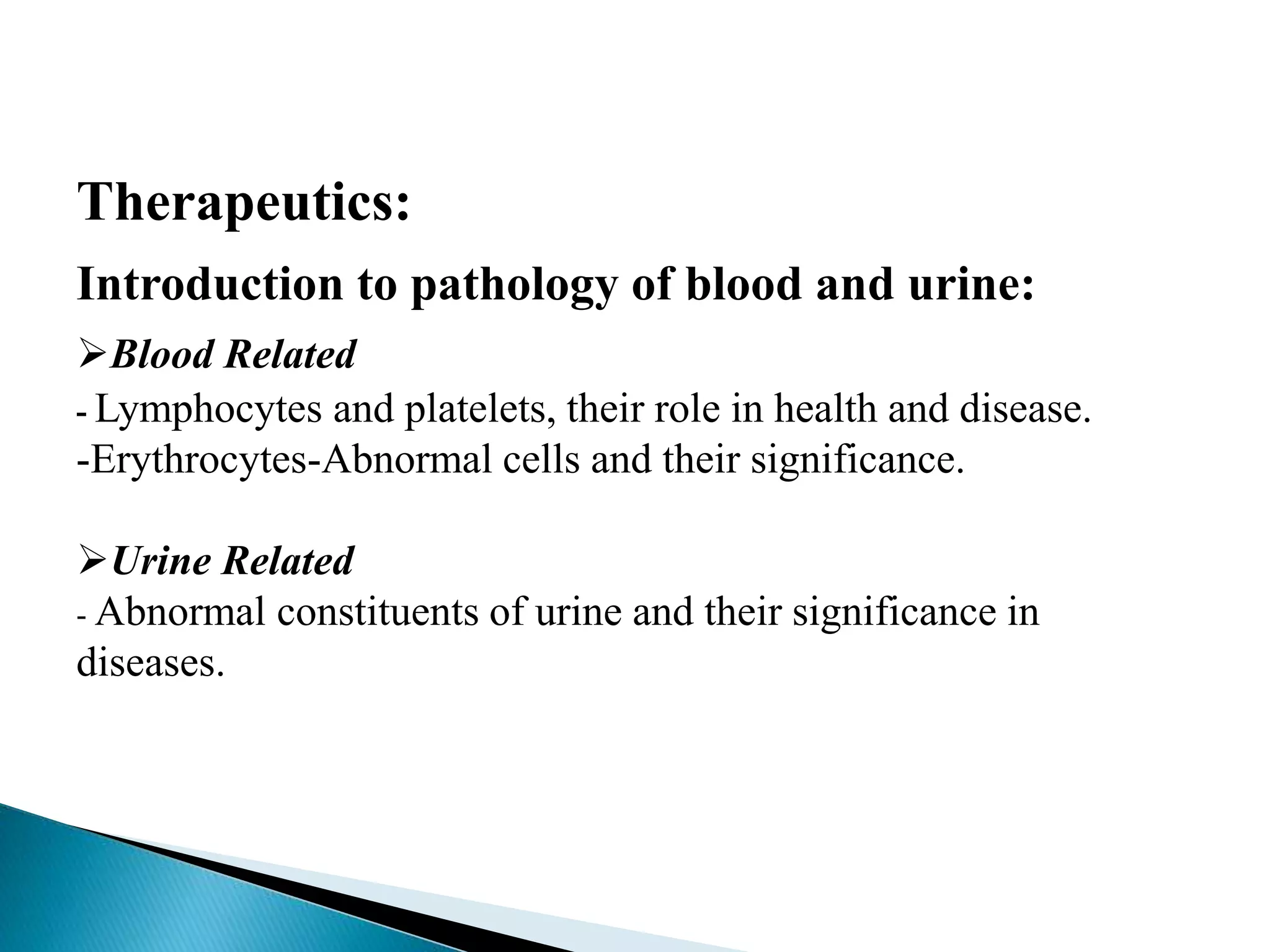 Introduction to Biochemistry and Clinical Pathology | PPTX