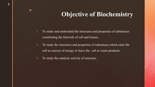 Introduction to Biochemistry | PPTX