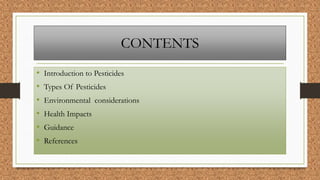 PESTICIDES | PPTX
