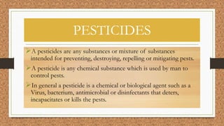 PESTICIDES | PPTX