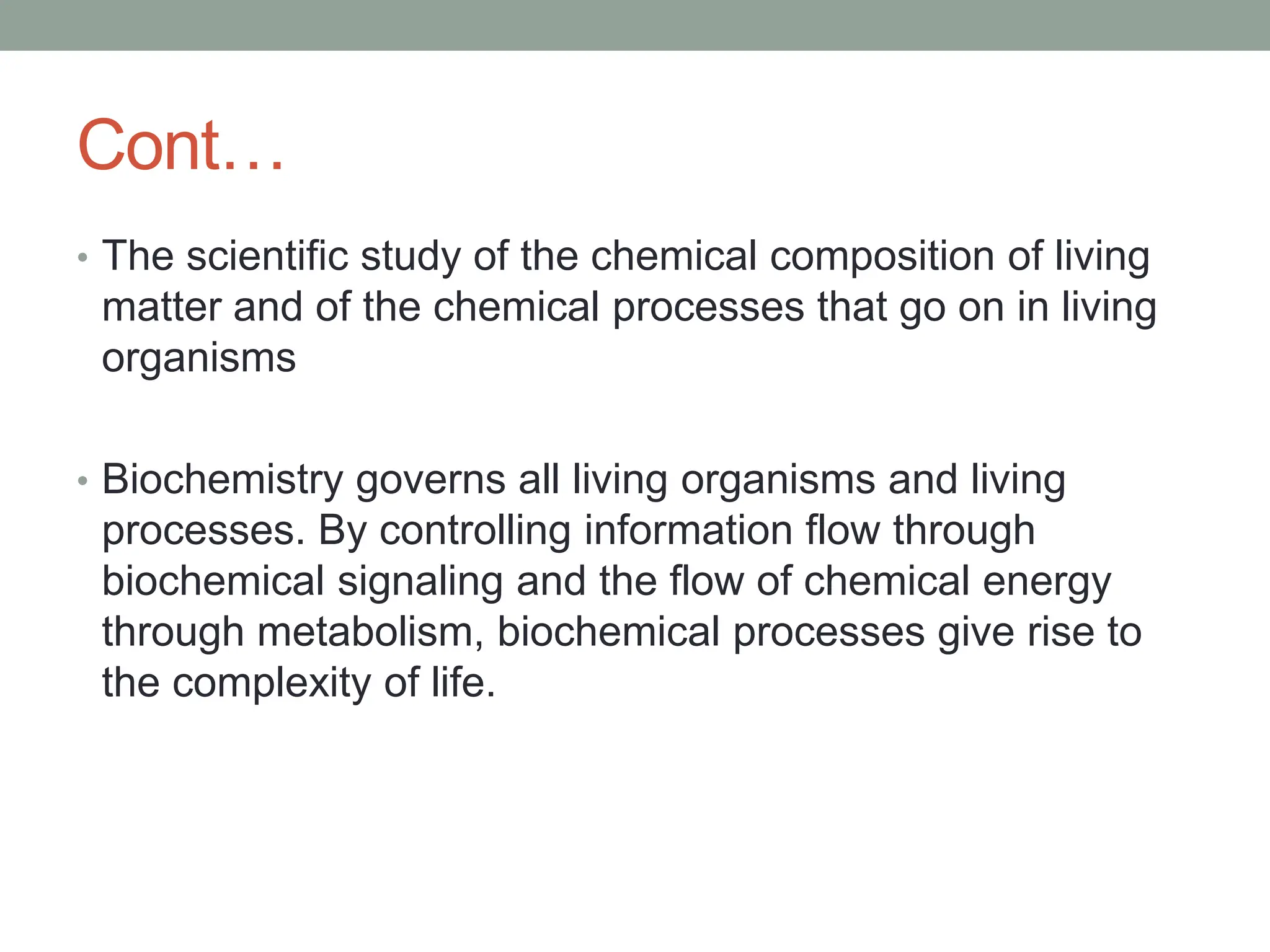 BIOCHEMISTRY. Presentation slides for the group ptx | PPT