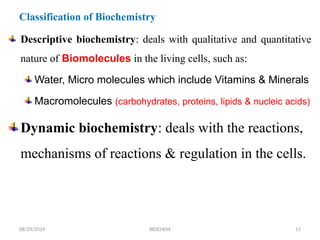 Introduction to biochemistry medical note.pptx