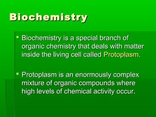 Biochemistry biomolecules | PPT