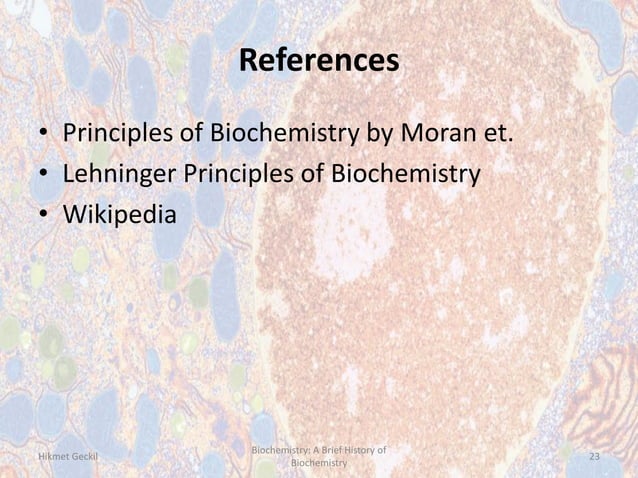 Biochemistry: A Brief History of Biochemsitry | PDF | Biological ...
