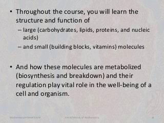 Biochemistry: A Brief History of Biochemsitry | PDF
