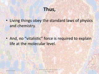 Biochemistry: A Brief History of Biochemsitry | PDF