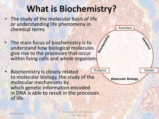 Biochemistry: A Brief History of Biochemsitry | PDF