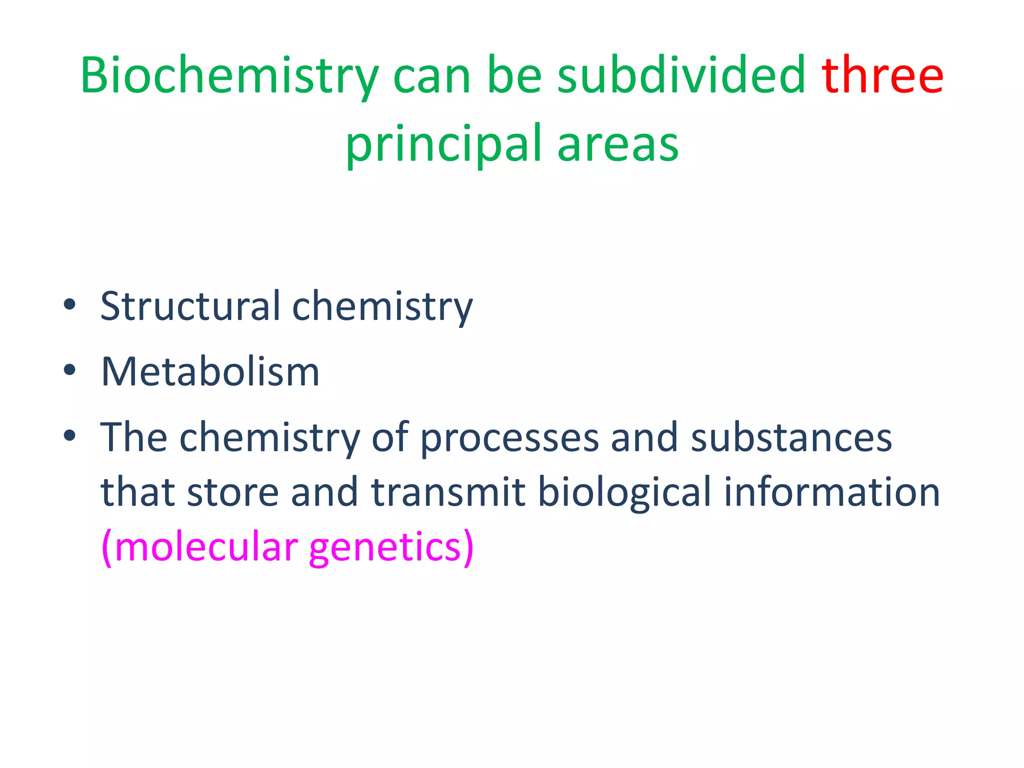 Biochemistry introduction and importance.plant cell, cell wall and its ...