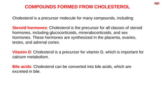 BIOCHEMISTRY-LIPIDS, CHOLESTEROLS, FATTY ACIDS | PPTX