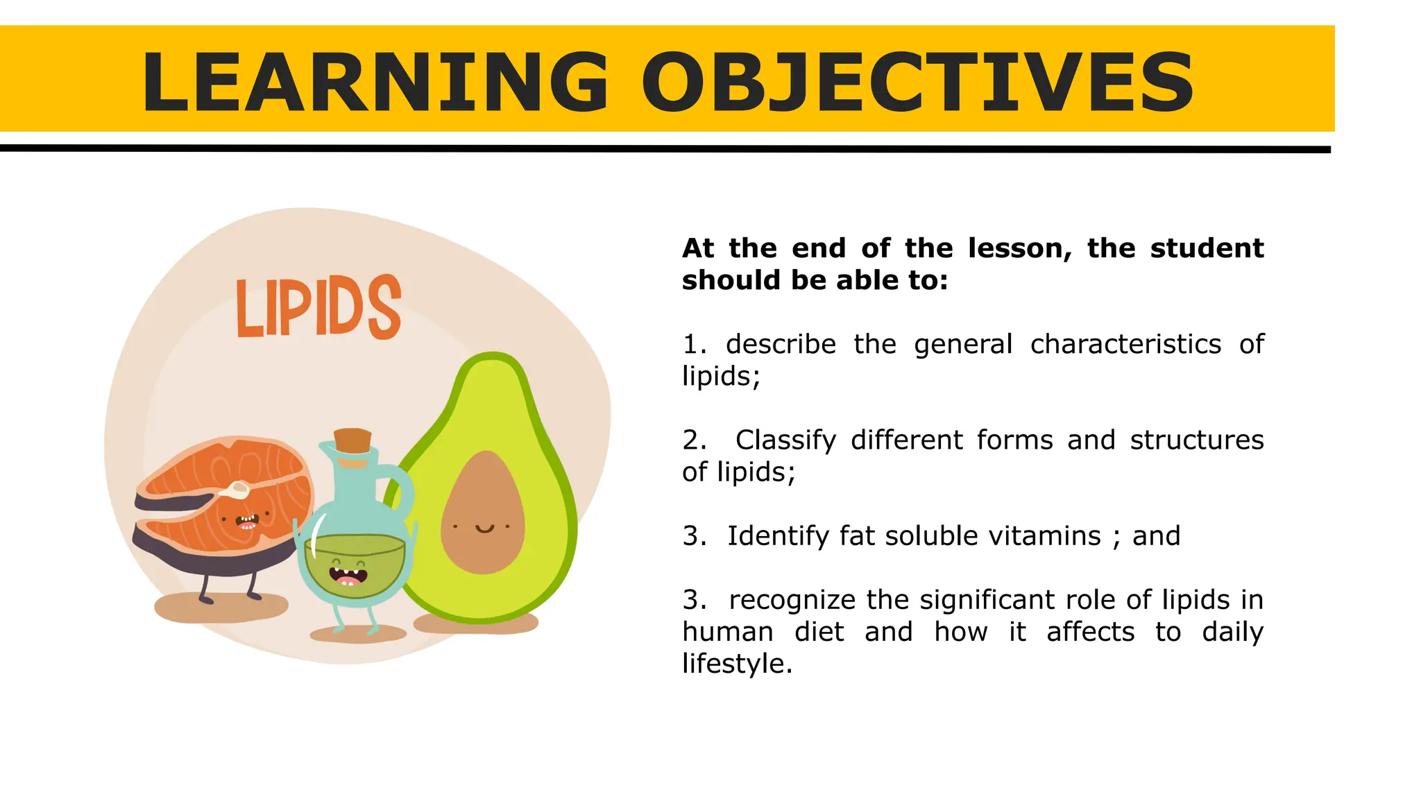 Biochemistry - Lipids 3.power point presentation | PPTX
