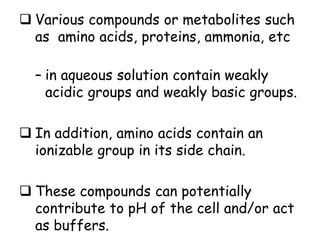 Biochemistry 02(acid , base , ph and buffers) | PDF