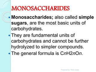 Carbohydrates | PPTX