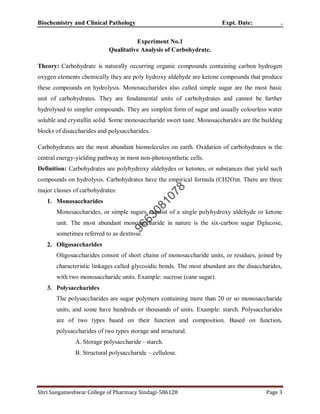 biochemistry_labmannual_D.pharmacy | PDF | Chemistry | Science