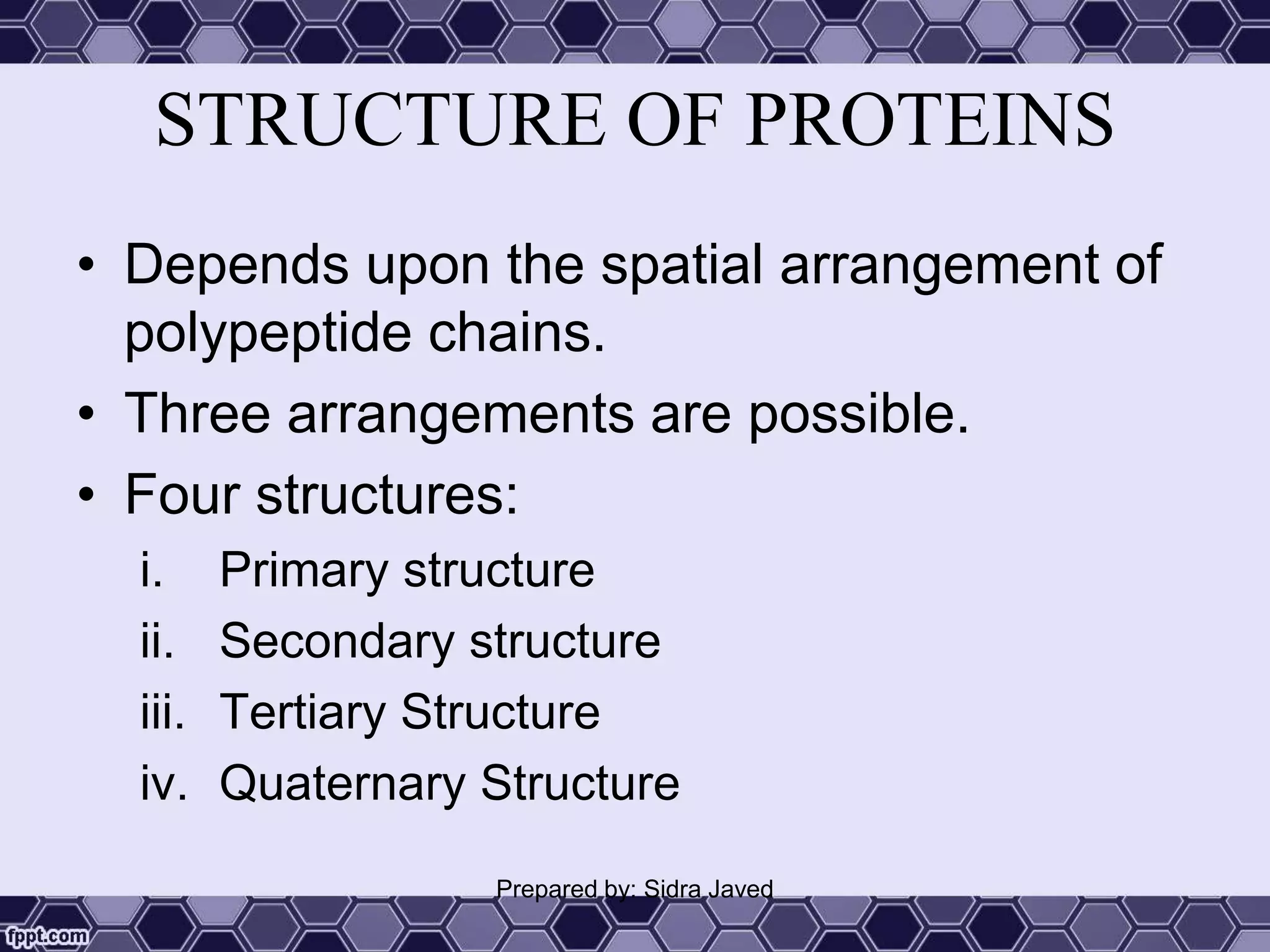 Proteins | PPTX
